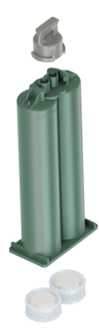 Sulzer mixpac cartridge for filling epoxy, acrylic and MMA adhesives