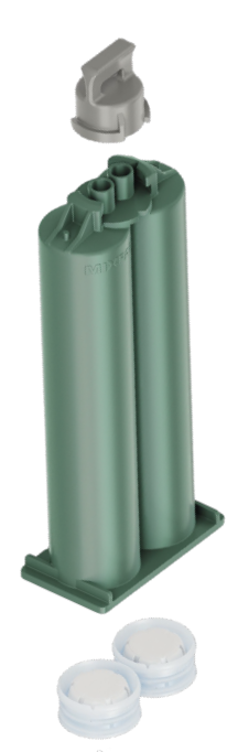 Sulzer mixpac cartridge for filling epoxy, acrylic and MMA adhesives